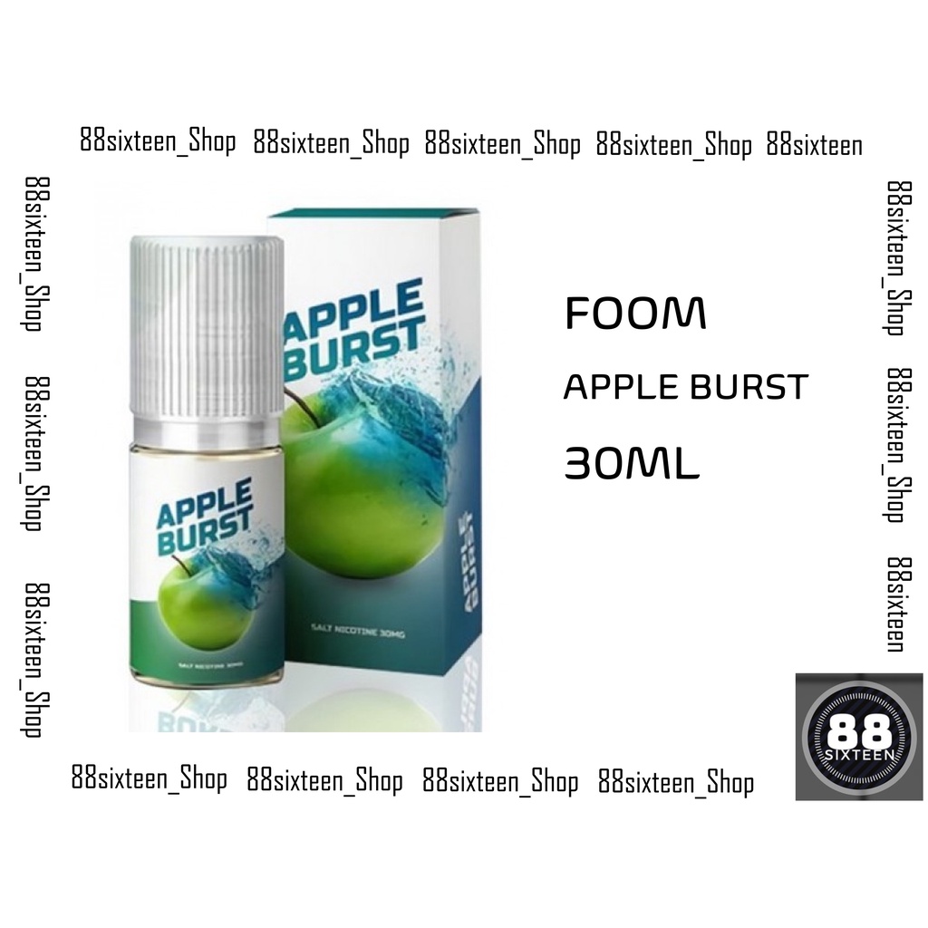 Jual LIQUID FOOM APPLE BURST 30ML 30MG | Shopee Indonesia