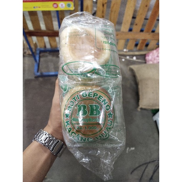 Jual Roti Gepeng Kacang Hijau 1 Pak isi 10 bungkus | Shopee Indonesia