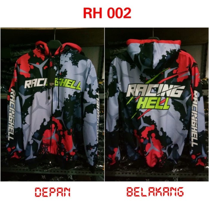 Jual motor-jaket- jaket racing line hell full print / hoodie motor balap - rh002 -jaket-motor ...