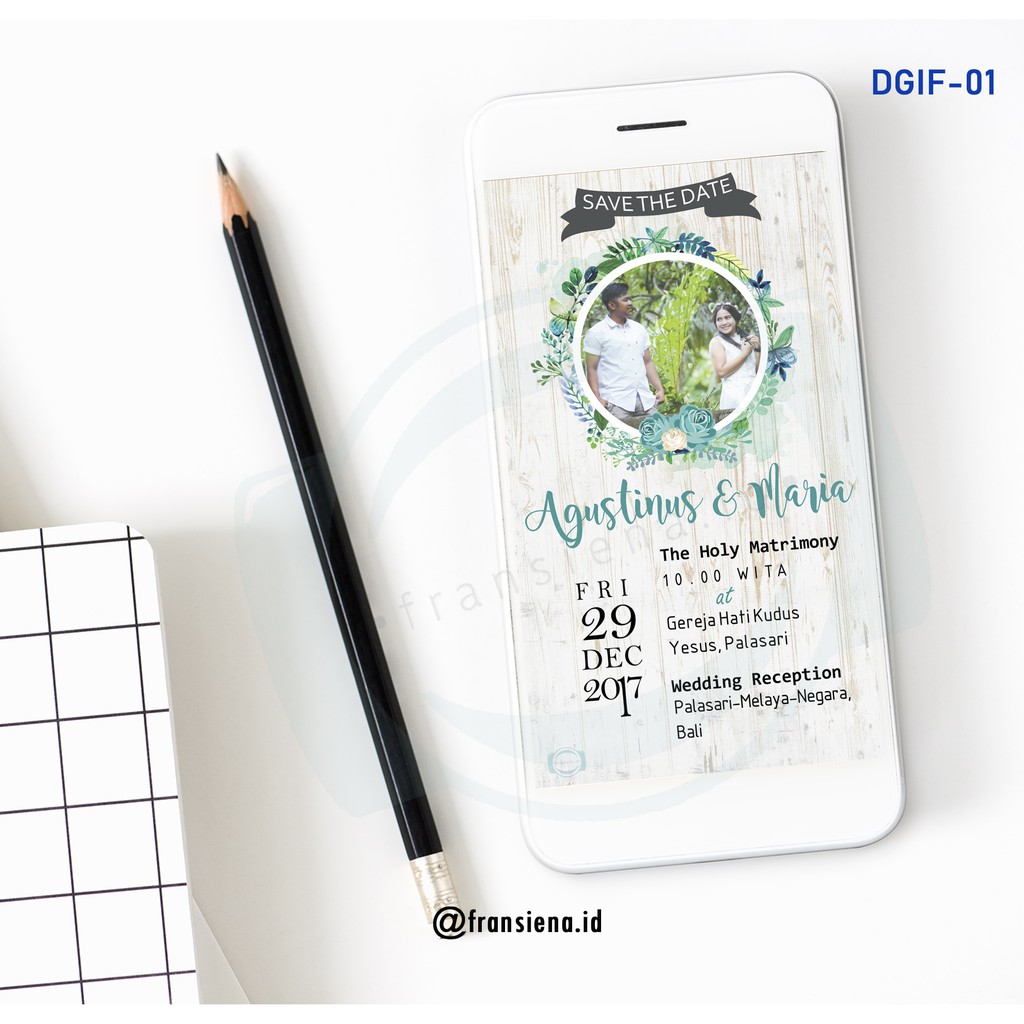 Jual Undangan Digital DGIF 01 Undangan Elektronik Digital Invitation ...