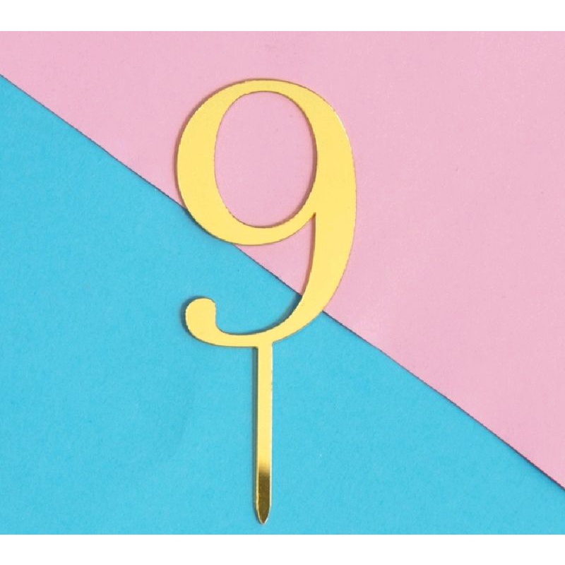 Jual Topper kue ulang tahun Angka akrilik | Shopee Indonesia