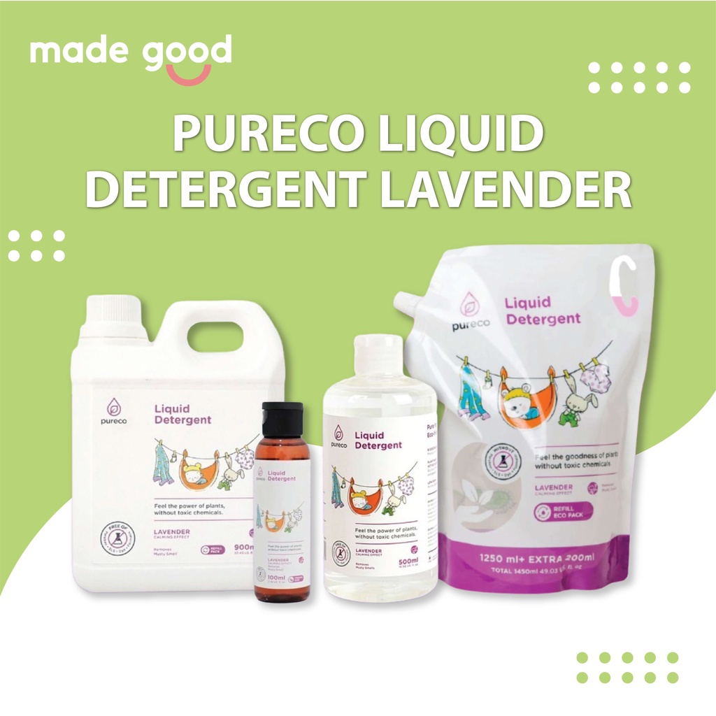 Jual Pureco Liquid - Detergent / Sabun Deterjen Cuci Baju Bayi Anak ...