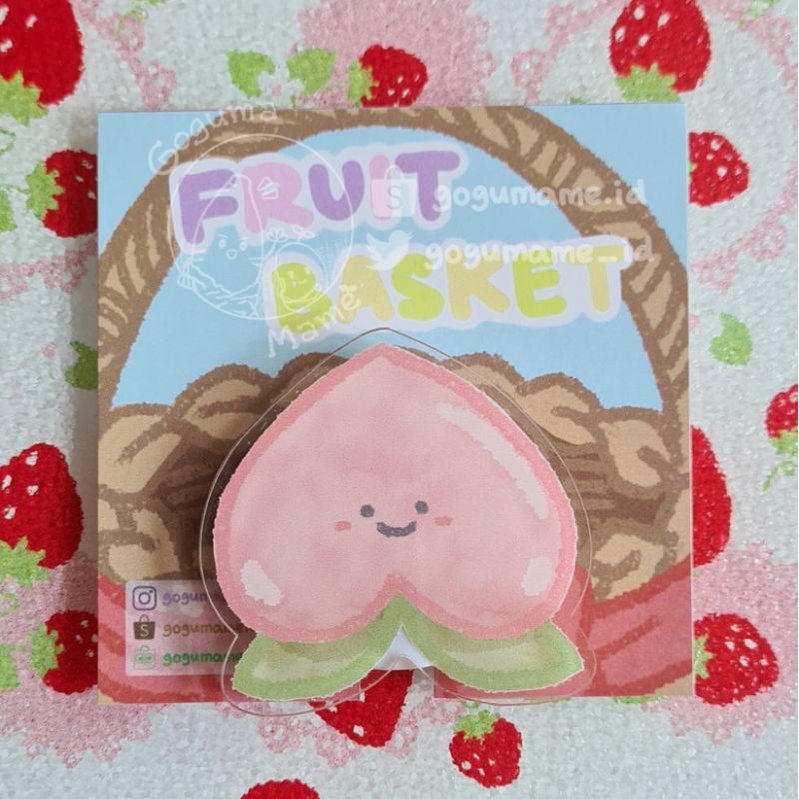 Jual GOGUMAME ☆ Fruit Popsocket Original Design Buah Mainan Anak Peach ...