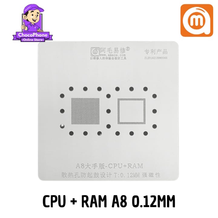 Jual Plat Amaoe Cetakan Bga Ic Cpu Ram A8 iPhone 6 / 6 Plus Original | Shopee Indonesia