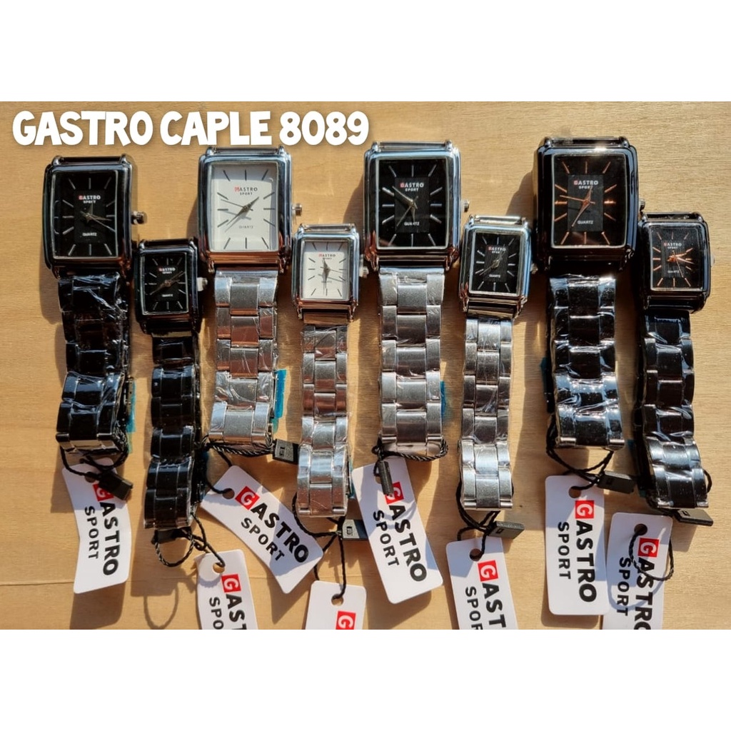 Jual Jam Tangan GASTRO COUPLE CAPLE 8089 Watch Pria Dan wanita Couple ...
