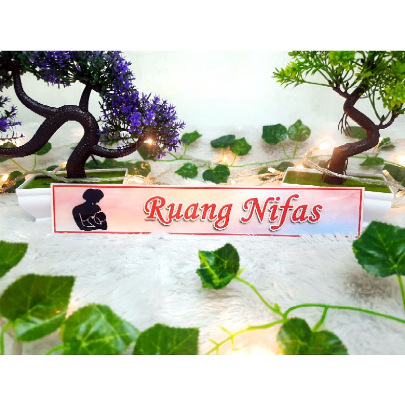 Jual Sign akrilik / papan ruangan / papan ruang praktek bidan 5x30cm ...