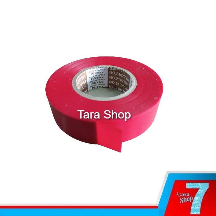 Jual NITTO Isolasi Listrik Warna Merah 201 - 7140803 | Shopee Indonesia
