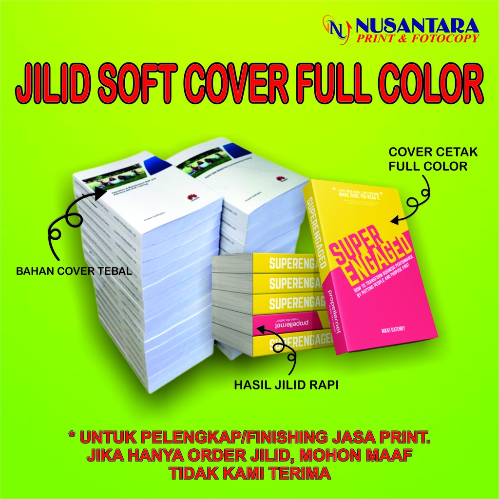 Jual Jasa Jilid Soft Cover / Jilid Terusan | Shopee Indonesia