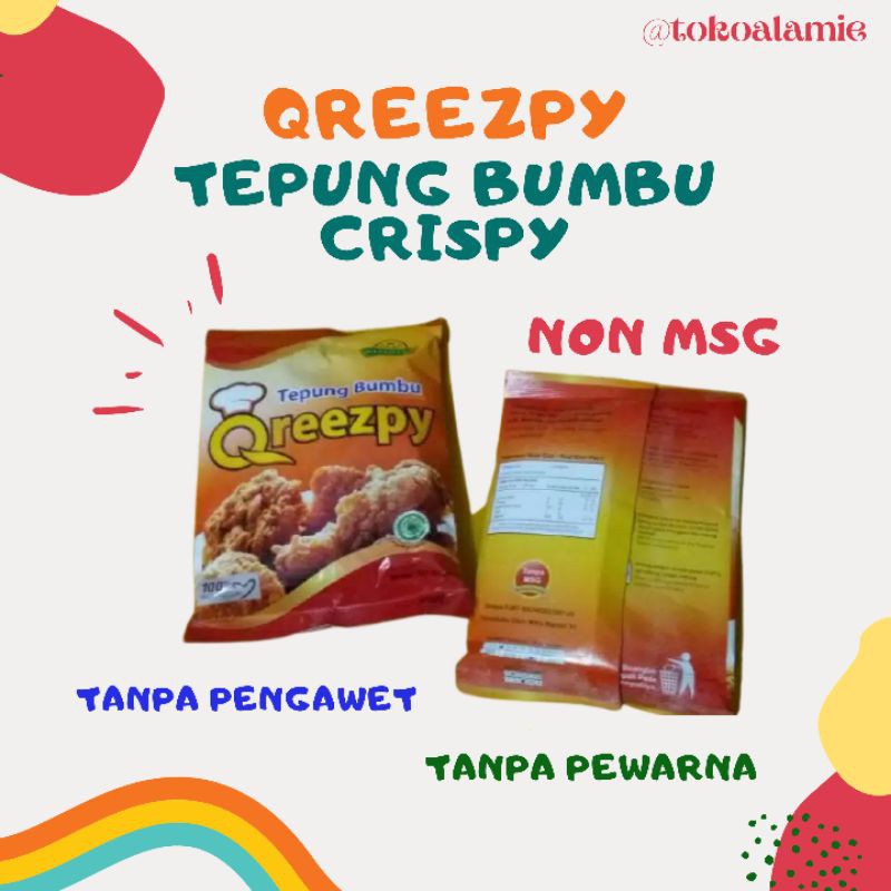 Jual TEPUNG AYAM TEPUNG BUMBU NON GLUTEN / No MSG Tepung Bumbu Qreezpy ...