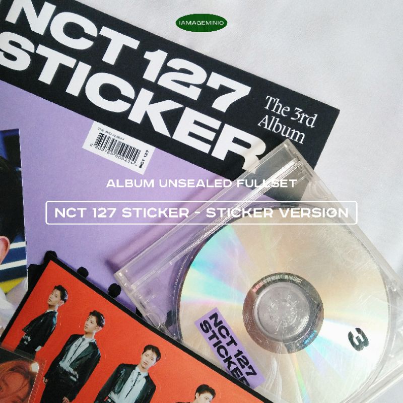 Jual Album Unsealed Fullset NCT 127 Sticker ( Sticker ver.) | Shopee ...