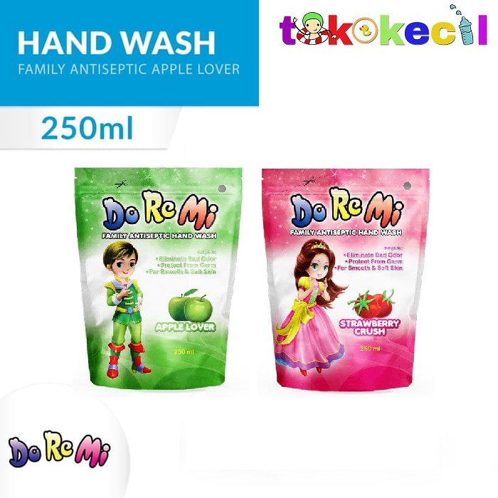 Jual Doremi Family Antiseptic Hand Wash 250ml REFILL Sabun cuci tangan ...