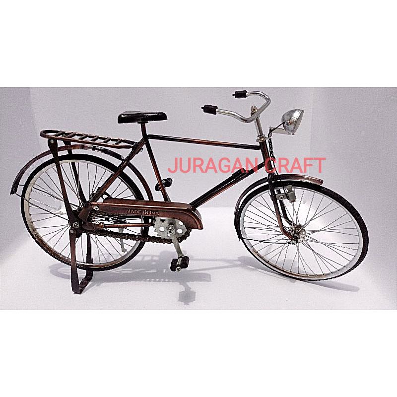 Jual MINIATUR DIECAST SEPEDA ONTHEL ONTEL BESI UK BESAR | Shopee Indonesia