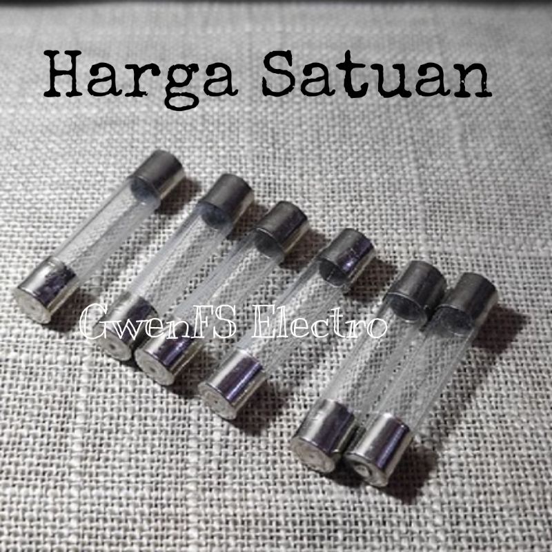 Jual (Isi 10pcs) Fuse Kaca Kecil 0.5A 1A 2A 3A 4A 5A 6A 7A 8A 10A 15A ...