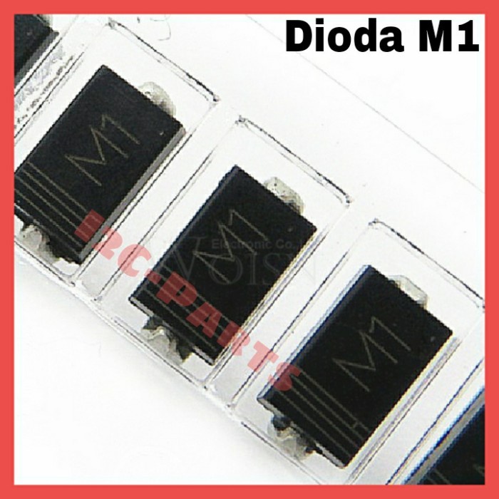Jual Dioda M1 1N4001 IN4001 4001 SMD SMT Diode Rectifier SMA DO-214AC ...