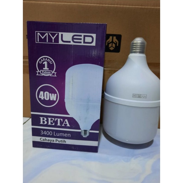 Jual Lampu led my led beta capsule 40 watt bergaransi (JUMBO) | Shopee ...