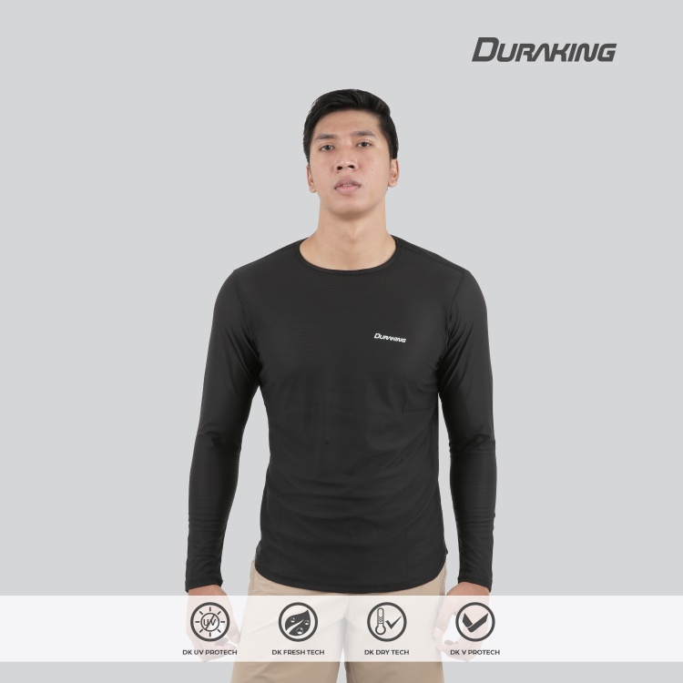 Jual Duraking Running Jersey Long Sleeve (Man) Basic Color Tee | Shopee ...