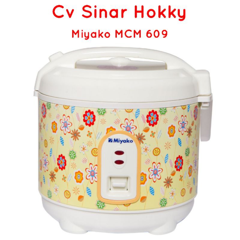 Jual Magic Com Miyako MCM 609 / MCM-609 0.6 Liter | Shopee Indonesia