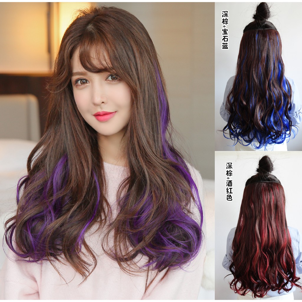 Jual HAIR CLIP RAMBUT PALSU WANITA HAIRCLIP RAMBUT SAMBUNG BIG LAYER ...