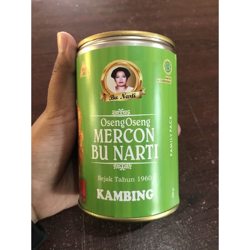 Jual Oseng Mercon Bu Narti Kaleng Asli Jogja (Free Bubblewrap dan ...