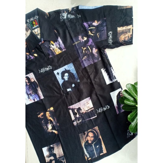Jual kemeja Bob Marley original baju reggae jamaica | Shopee Indonesia