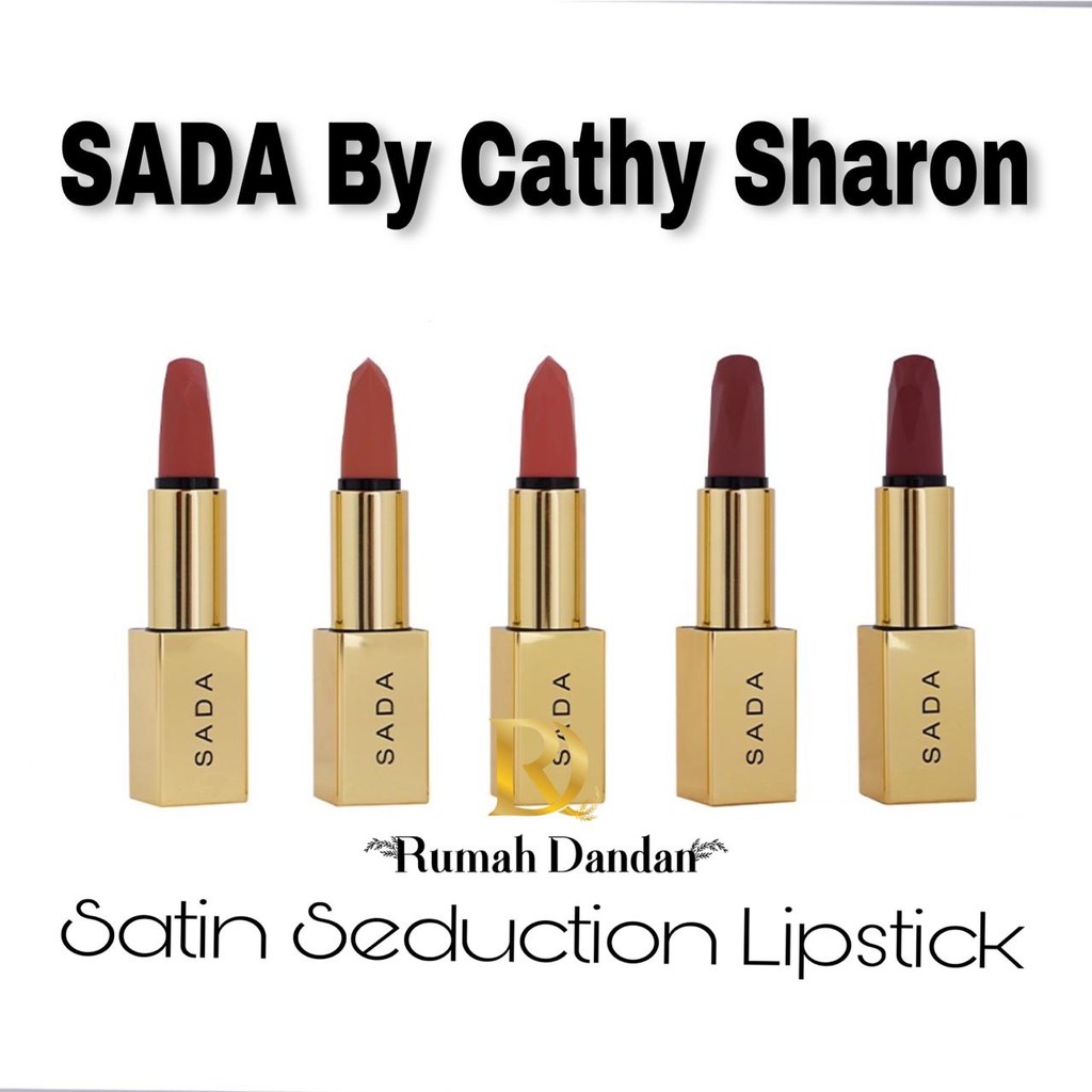 Jual SADA By Cathy Sharon Satin Seduction Lipstick (01-05) | Shopee ...