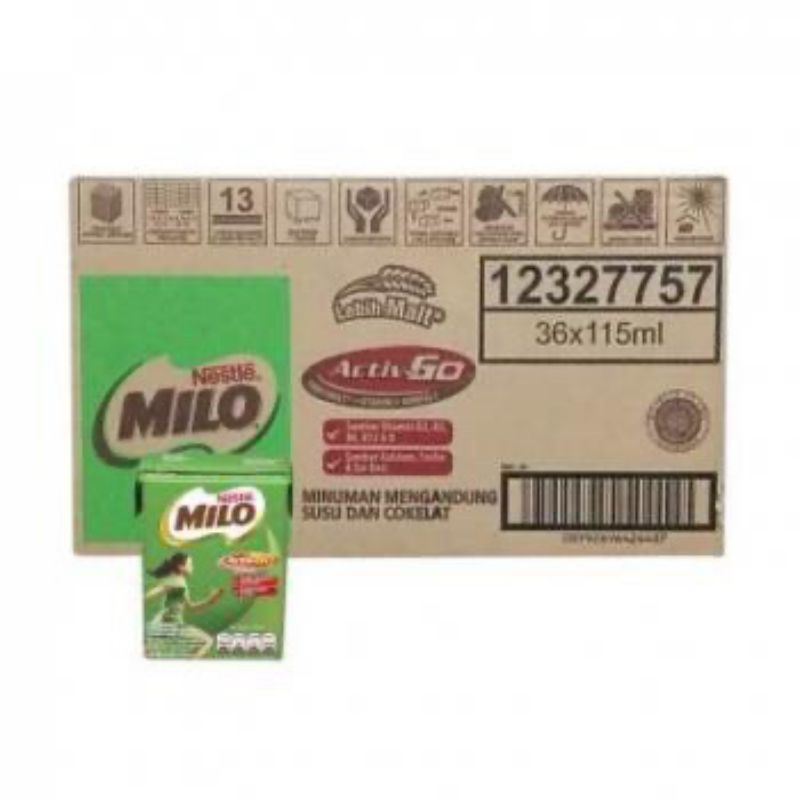 Jual Milo Activ - Go 1 Karton 36 Pcs x 110ml | Shopee Indonesia
