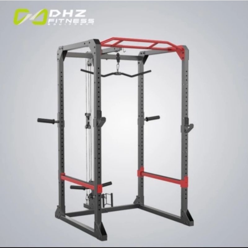 Jual Dhz Fitness M200 Power Rack + Lat PullDown Import - Belum Termasuk ...