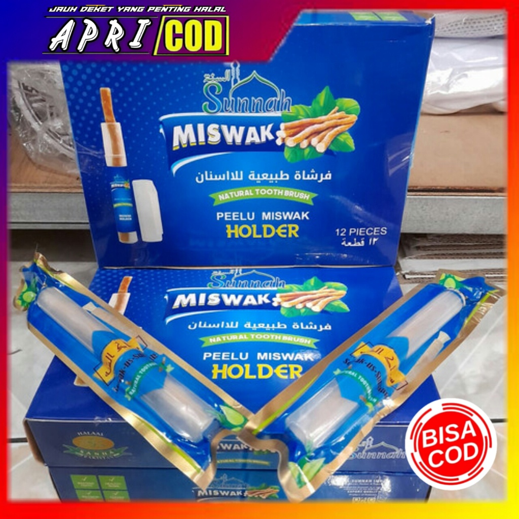 Jual Kayu Miswak Siwak Plus Holder Siwak Asli Us Sunnah Produk Pakistan ...