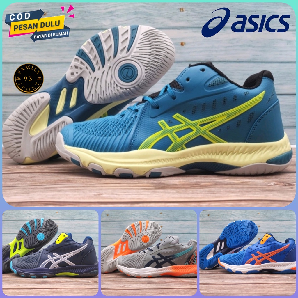 Jual Sepatu Tenis Pria/wanita Sepatu Volly As'c's Net'burner Ballistic ...