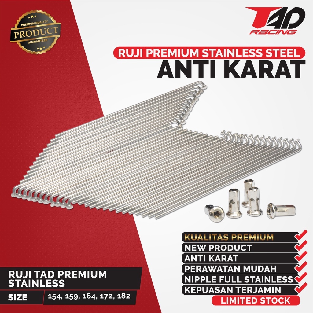 Jual RUJI TAD PREMIUM STAINLESS | Shopee Indonesia