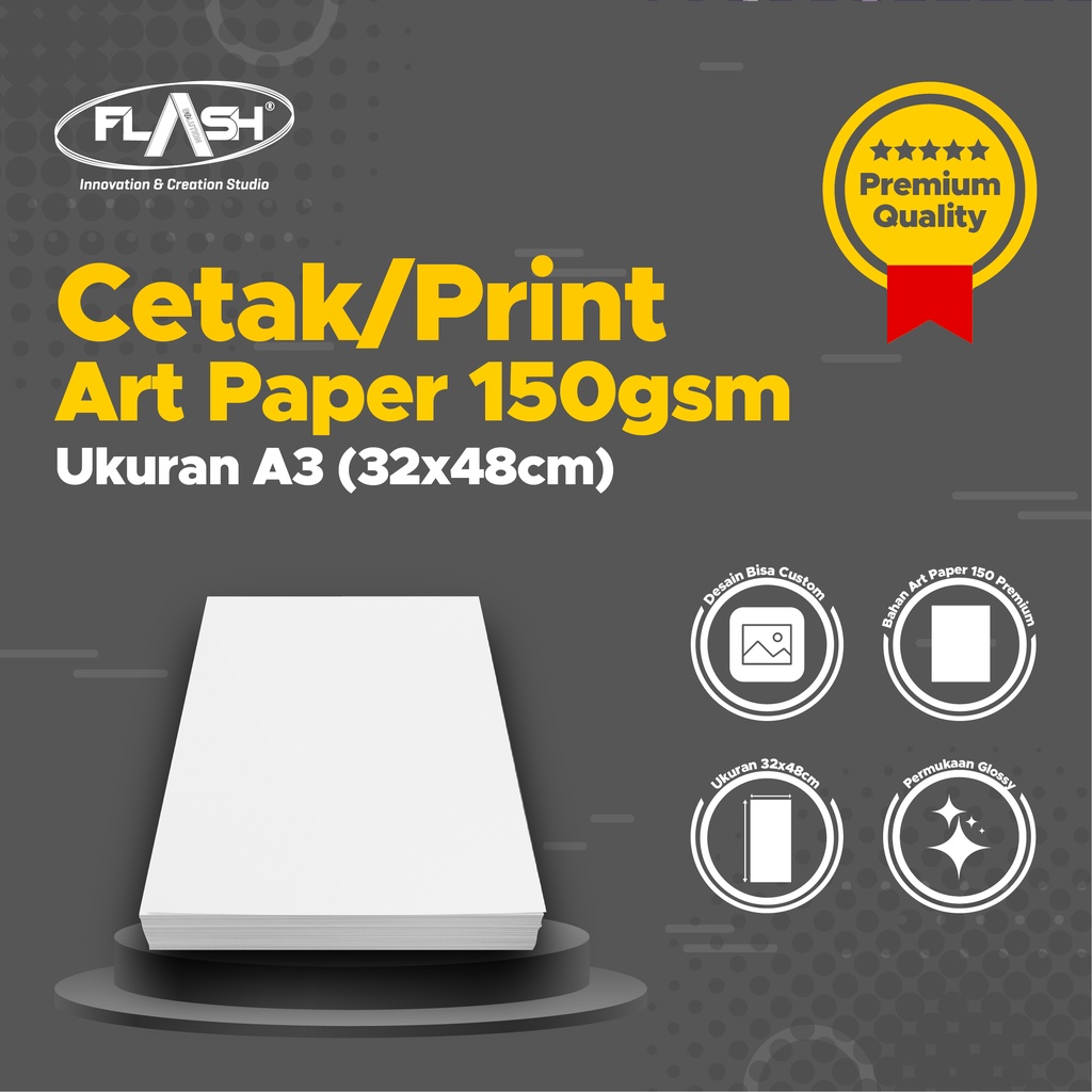 Jual Cetak Art Paper 150 Gsm Full Color | Shopee Indonesia