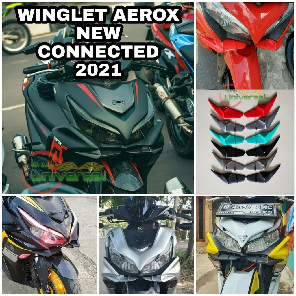 Jual winglet New Aerox 2021 CONNECTED winglet aerox 2021 connected ...
