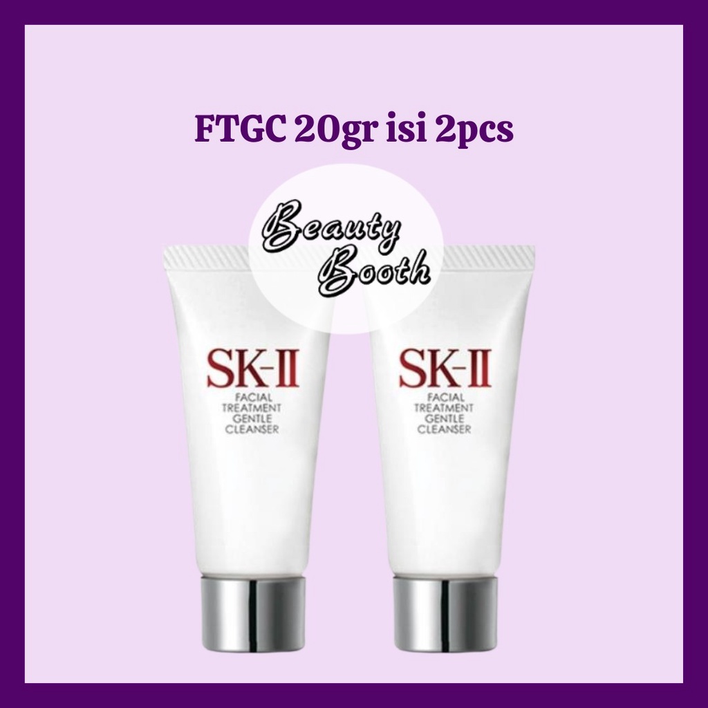 Jual SK-II SKII SK2 Facial Treatment Gentle Cleanser 20gr x2pcs (DAPAT 2PC) | SKII FTGC 20gr ...