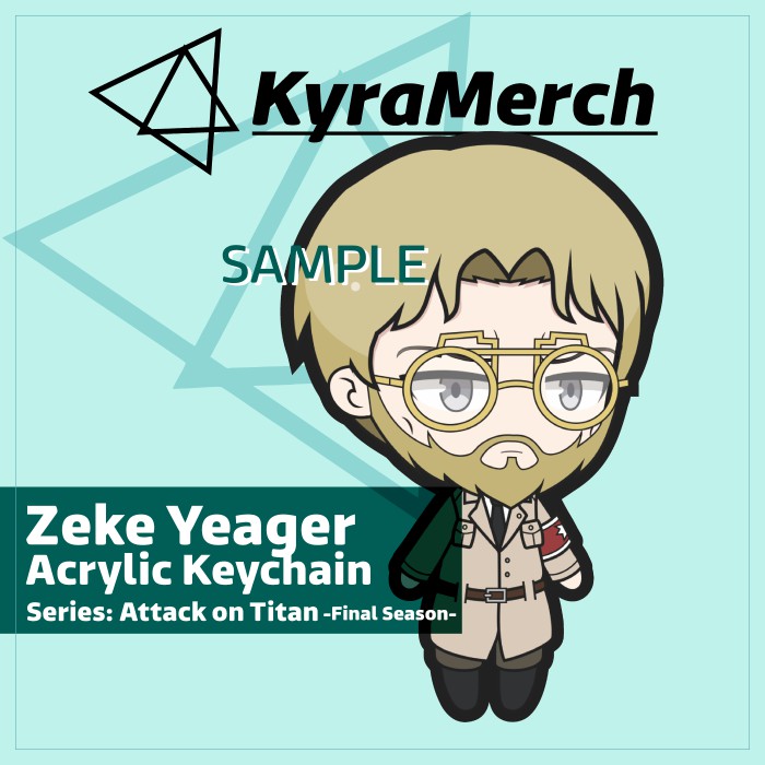 Jual Keychain Attack on Titan Final Season Zeke Yeager | KyraMerch ...