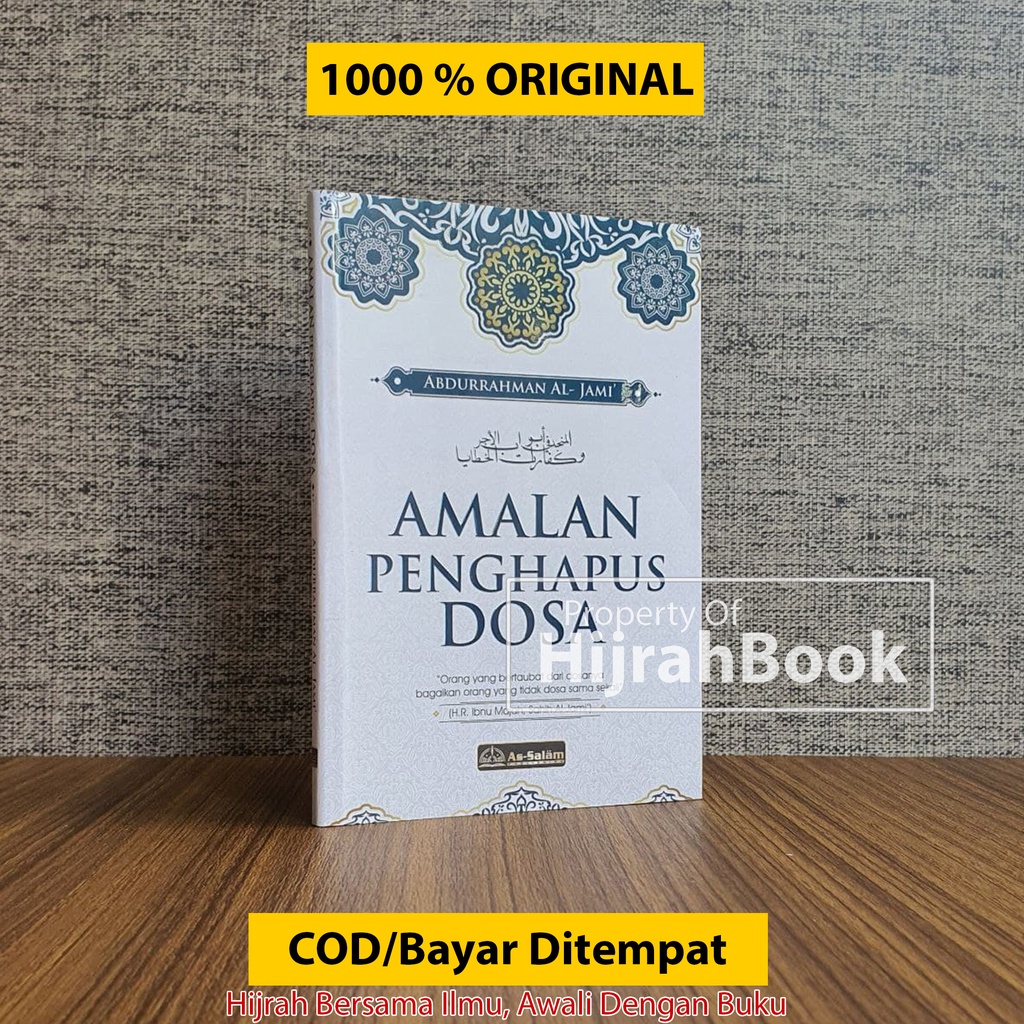 Jual COD Bayar di Tempat Buku Islami Amalan Penghapus Dosa Abdurrahman Al-Jami SoftCover ...