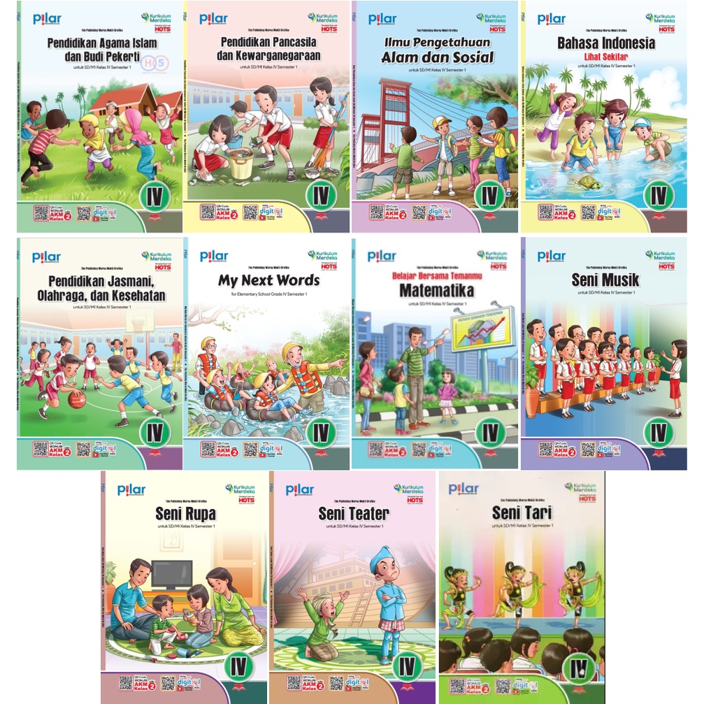 Jual LKS Buku Pilar Kurikulum Merdeka SD / MI Kelas 4 / Buku Kurmer | Shopee Indonesia