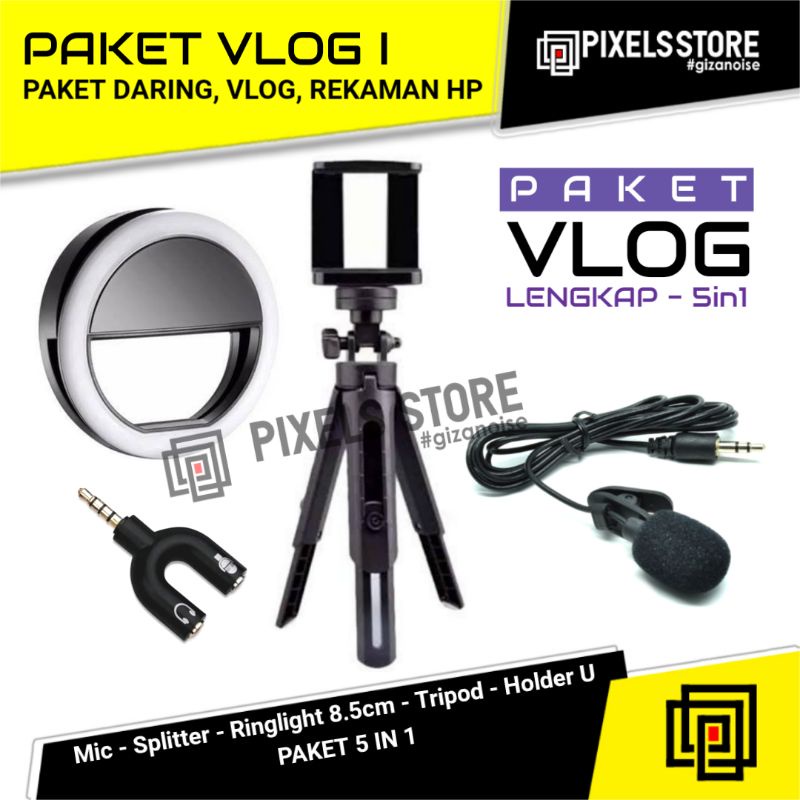 Jual PAKET VLOG I Youtuber Daring Live Zoom | Shopee Indonesia