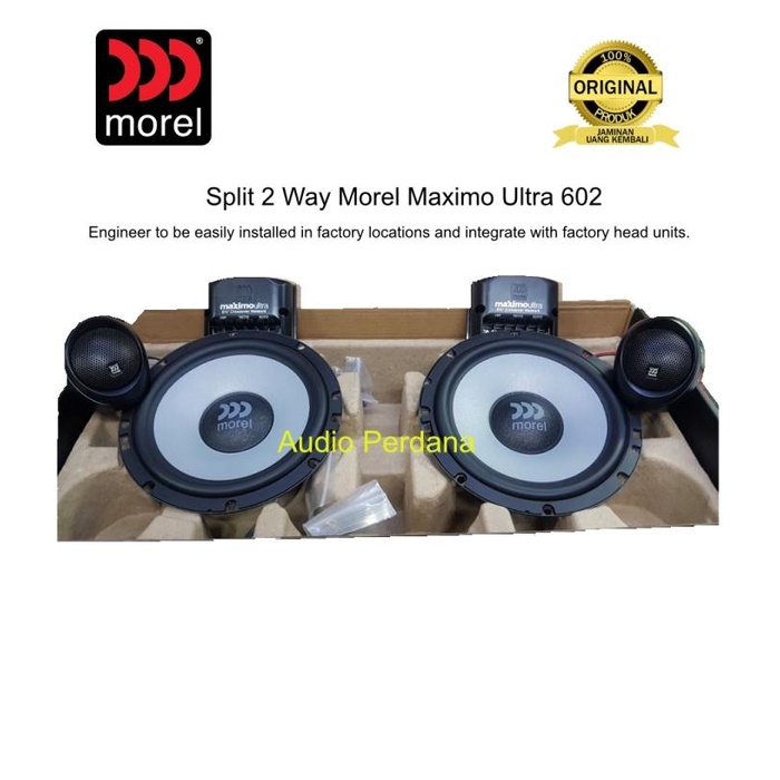 Jual Morel Maximo Ultra 602 Speaker Split 2 Way Morel Original Dan ...