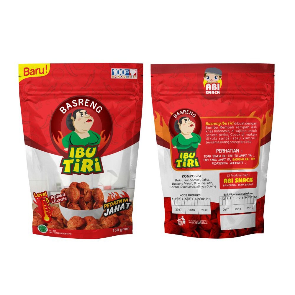 Jual Keripik Basreng Ikan Pedas Ibu Tiri | Shopee Indonesia