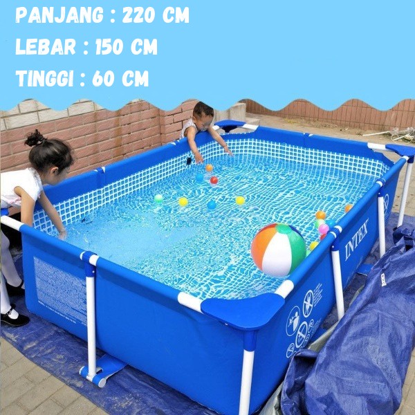 Jual Kolam Renang Keluarga Small Frame Swimming Pool - INTEX 28270 ...