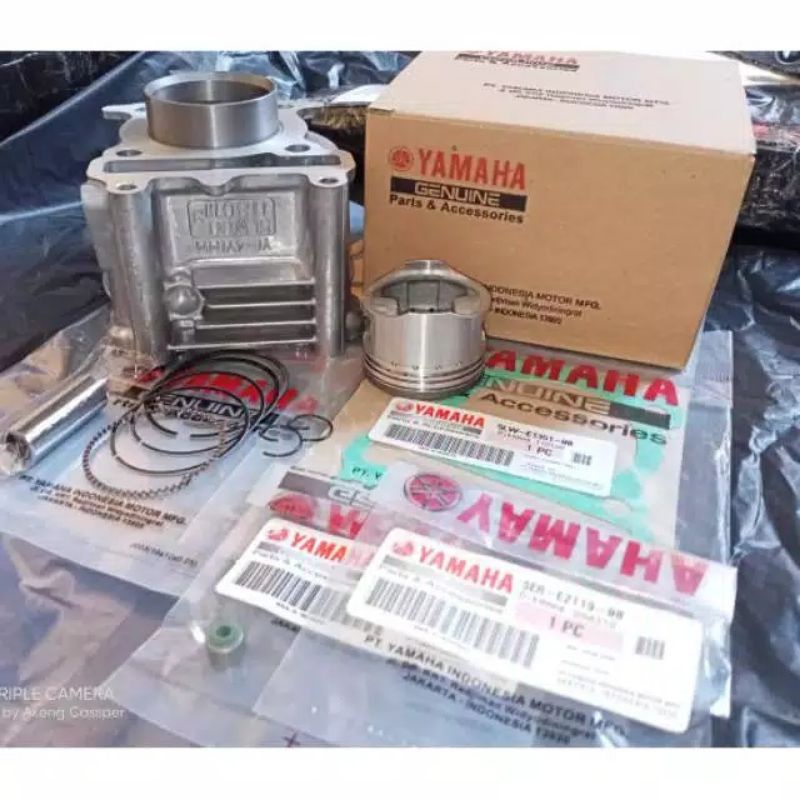 Jual Blok Seher Komplit Set Piston Mio Smile Mio Sporty Mio Soul Karbu Nouvo 5LW 5TL | Shopee ...