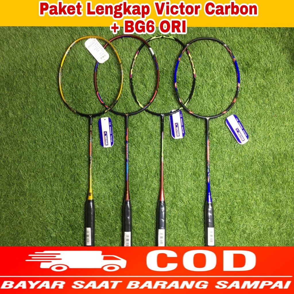 Jual Raket Badminton Victor Jetspeed S10 + BG6 ORI | Shopee Indonesia