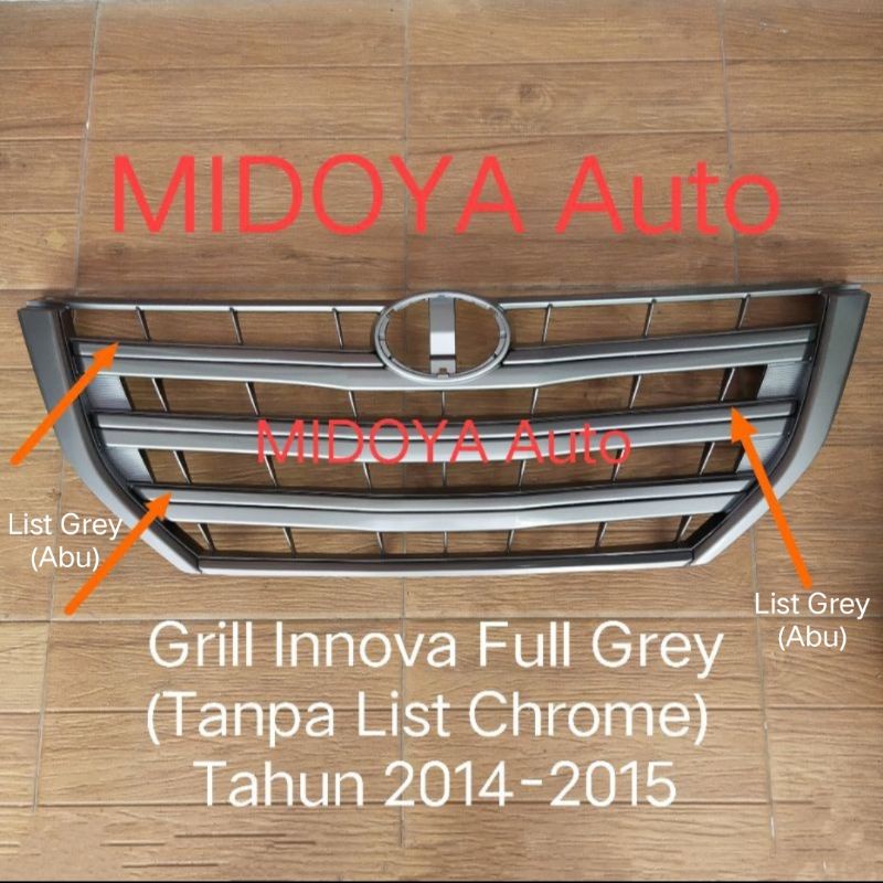 Jual Grill Innova Barong List Full Grey Lis Abu Tahun 2014-2015 Model ...