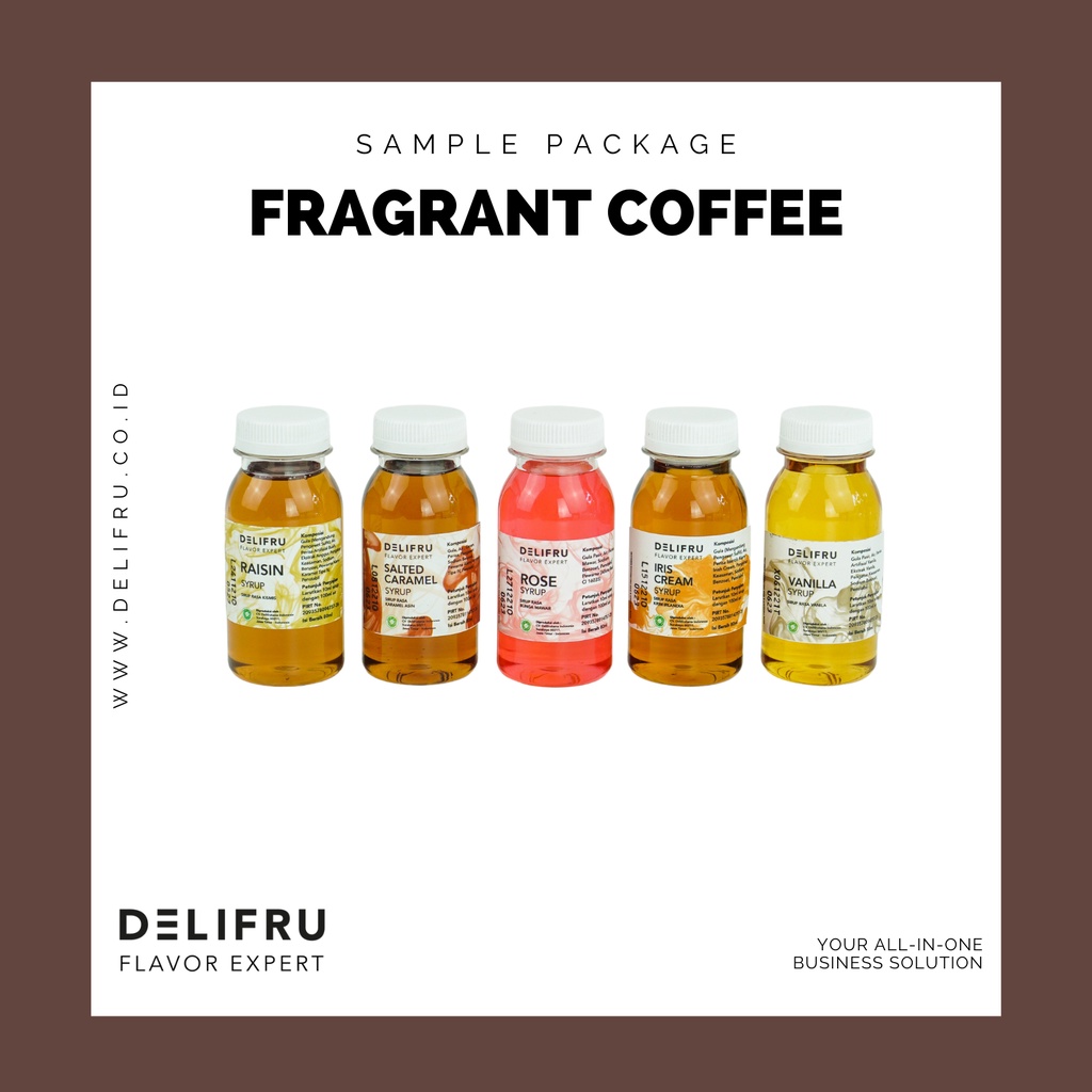 Jual Delifru Syrup Special Package 80ml 5 Pcs - Paket Syrup Premium Isi ...