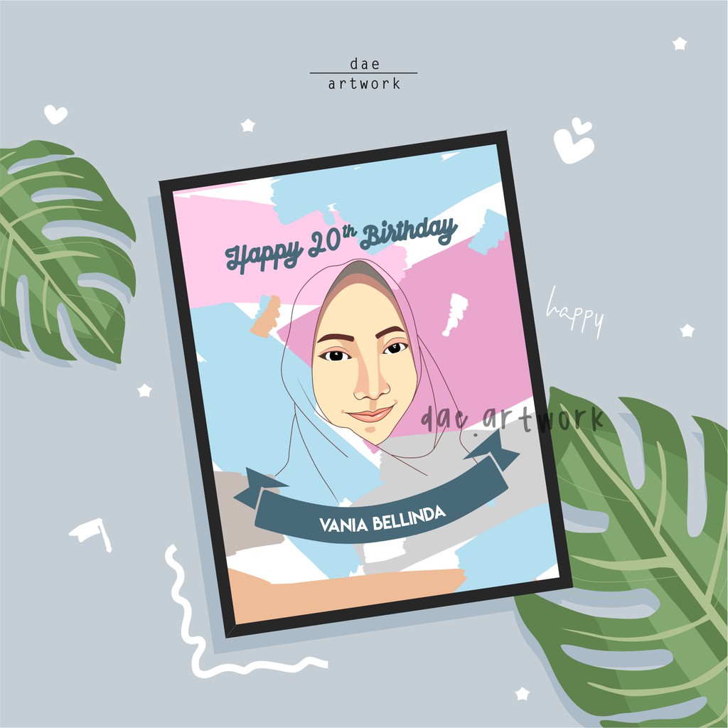 Jual Vector Wajah/ Ilustrasi Wajah/ Karikatur/ Kado Wisuda ABSTRACT ...