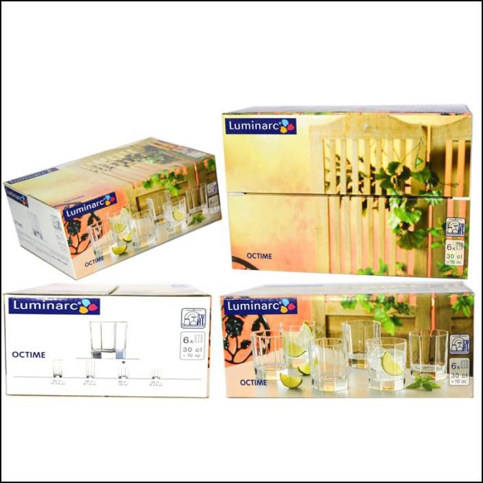 Jual LUMINARC OCTIME TUMBLER 30 CL / 300 ML / 10 OZ - GELAS MINUM ...