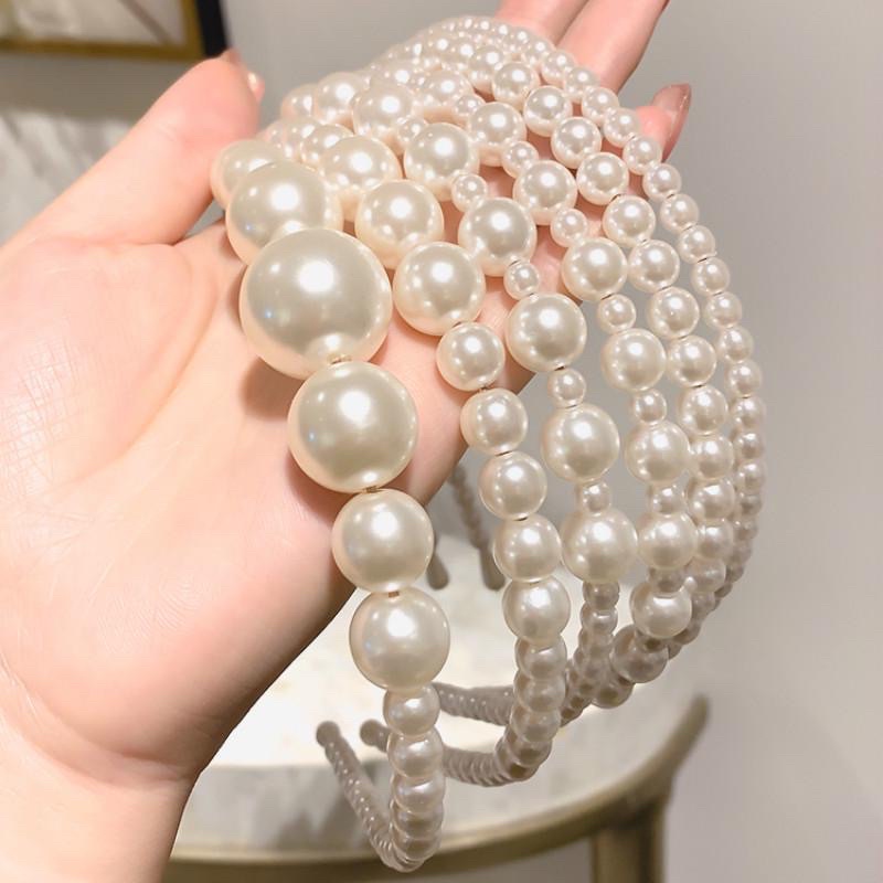 Jual Bando Mutiara Imitasi | Bando Mewah | Bando Korea Premium | Bando ...