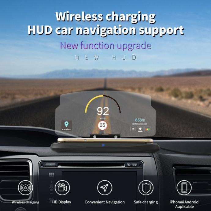 Jual Proyektor Hud Mobil / Wireless Charging / Hud Car Navigation ...