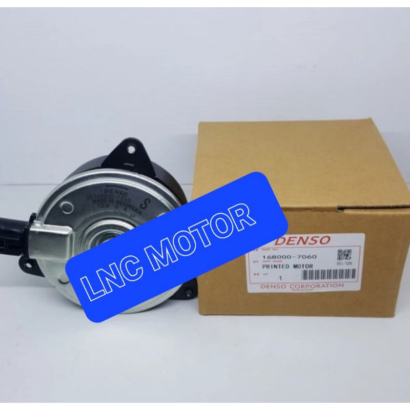 Jual MOTOR FAN DINAMO FAN KIPAS RADIATOR AGYA AYLA DENSO 168000-7060 ...
