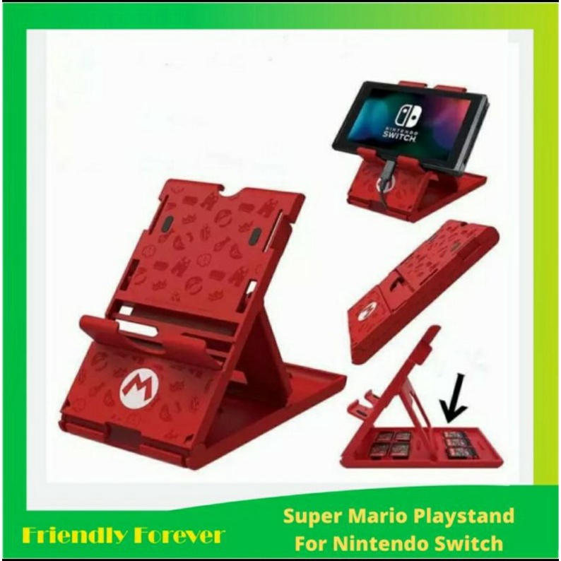 Jual Nintendo Switch Playstand Super Mario / Folding Stand Nintendo ...